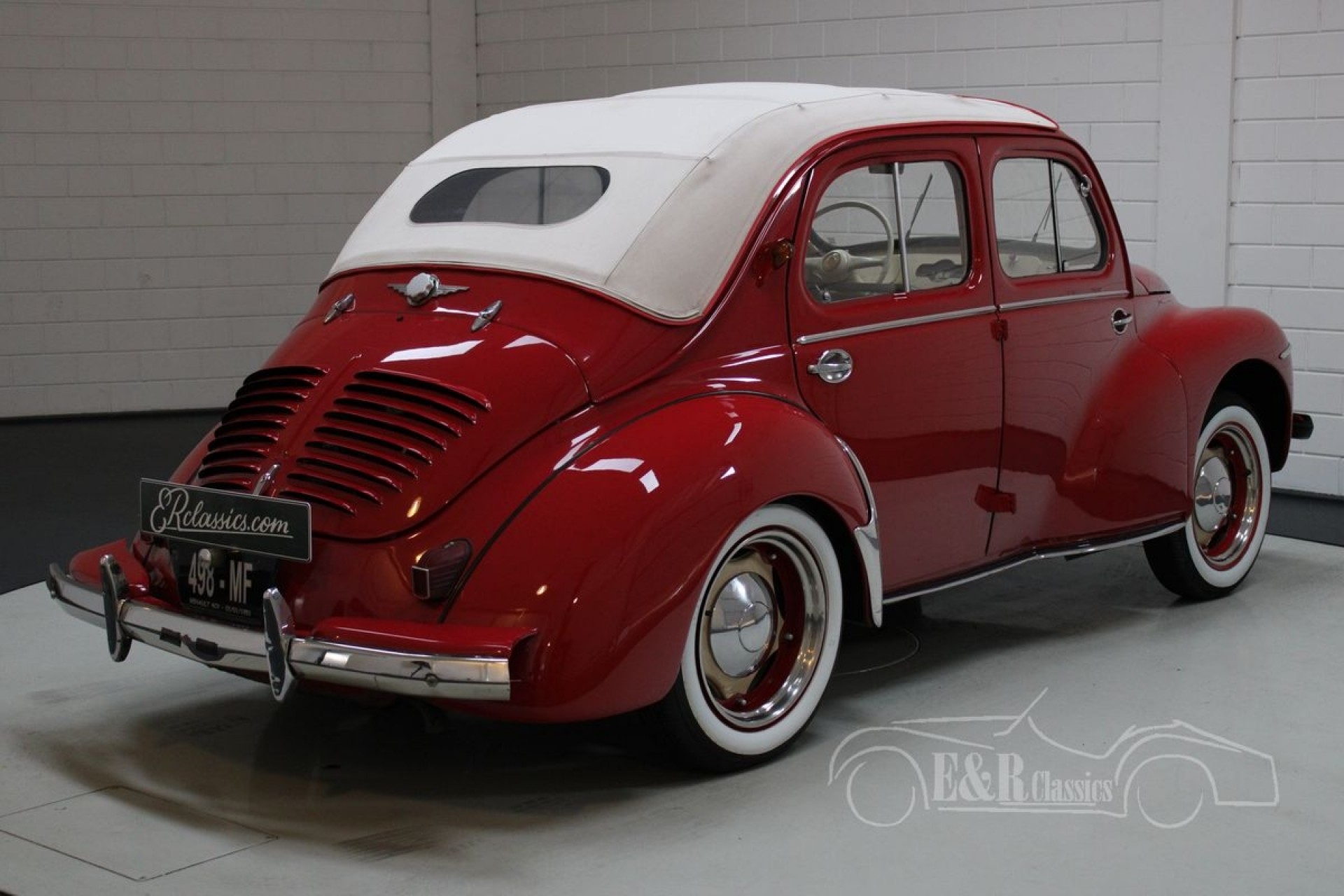 Renault 4CV Cabriolet zeer goede staat 1951 te koop bij ERclassics